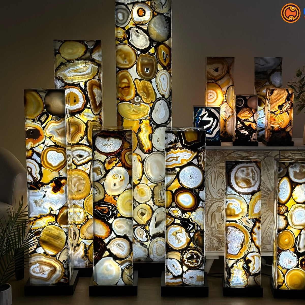 Agate Lamps | Premium Brazilian Agate Lamps – Brazil Gems
