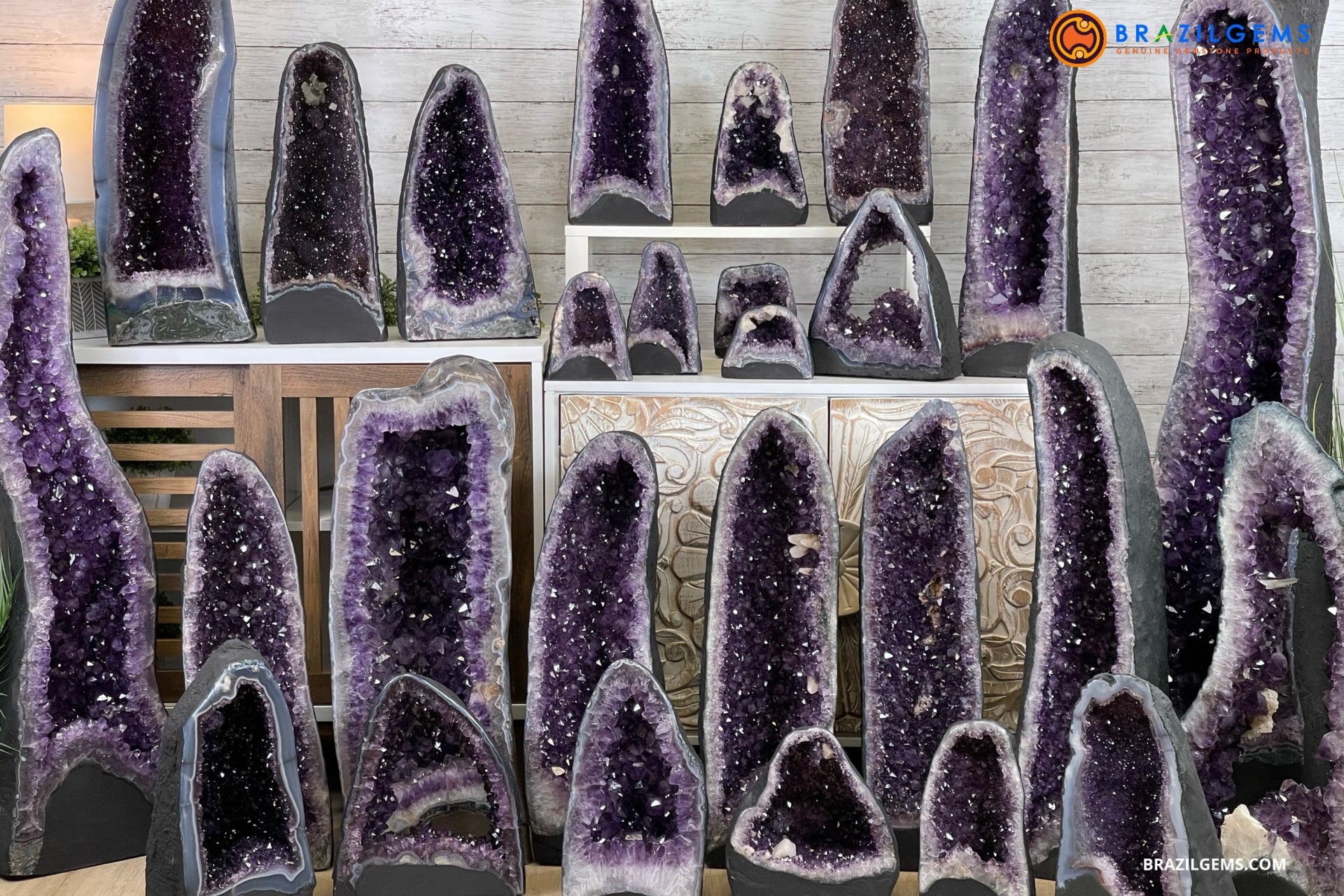 Shop Amethyst Cathedrals - Brazil Gems