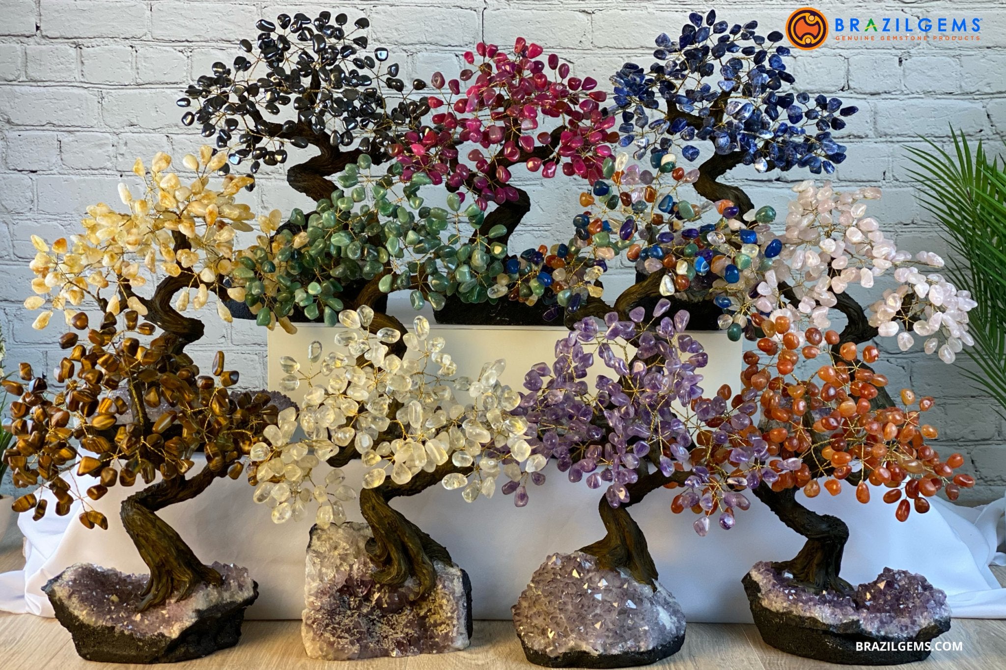 Shop Gemstone Trees Sizes & Styles - Brazil Gems