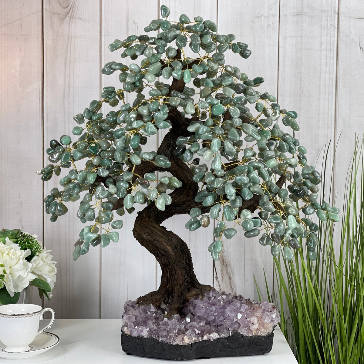 Shop Green Quartz Gemstone Trees - Brazil Gems