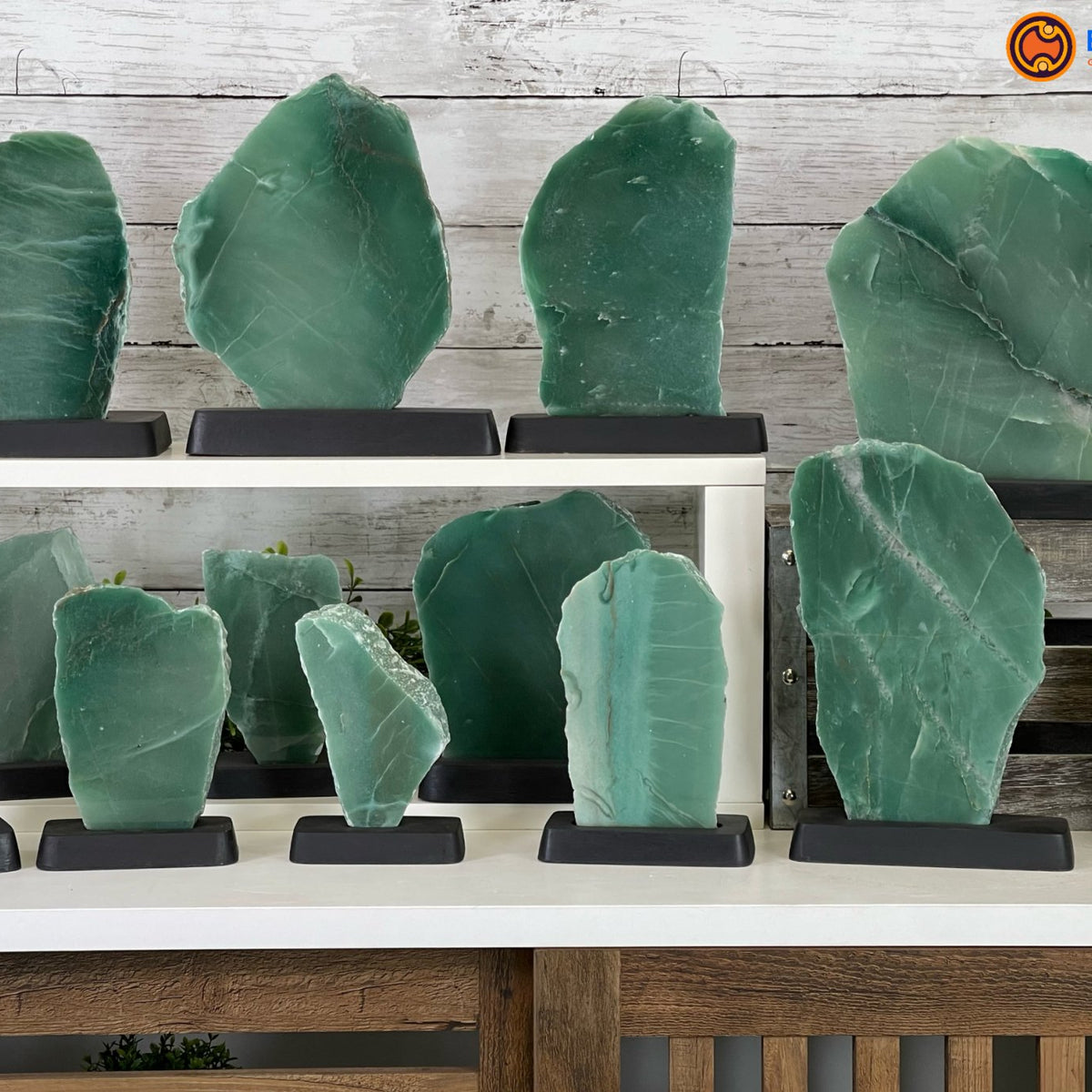 Shop Green Quartz Slices - Brazil Gems