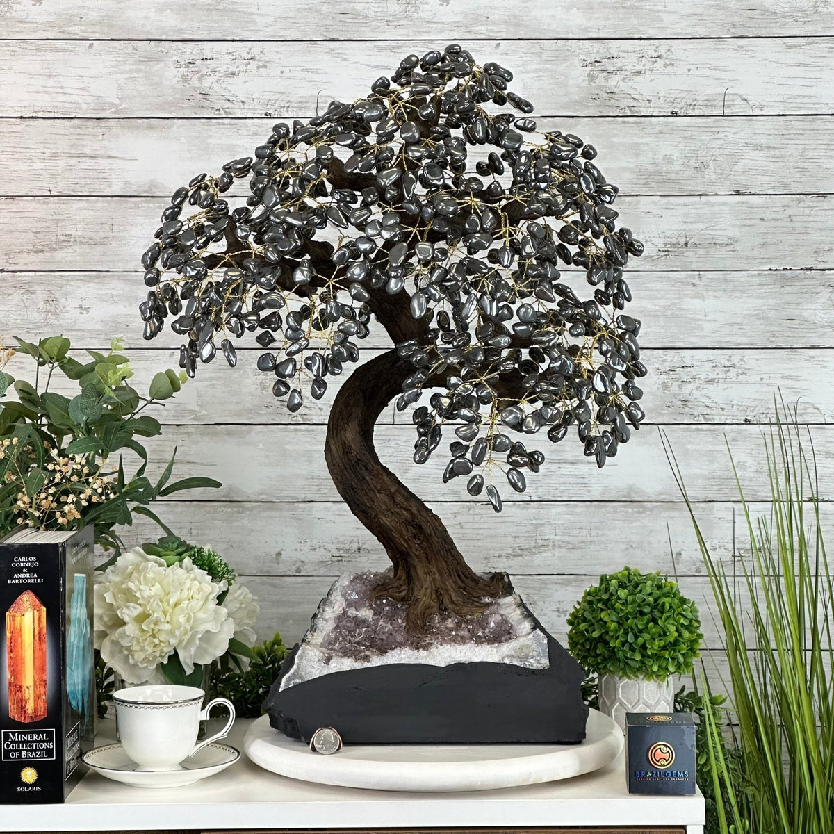 Shop Hematite Gemstone Trees - Brazil Gems