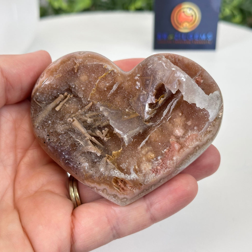 Heart-Shaped Pink Amethyst Geode #5462PK-001 – Brazil Gems