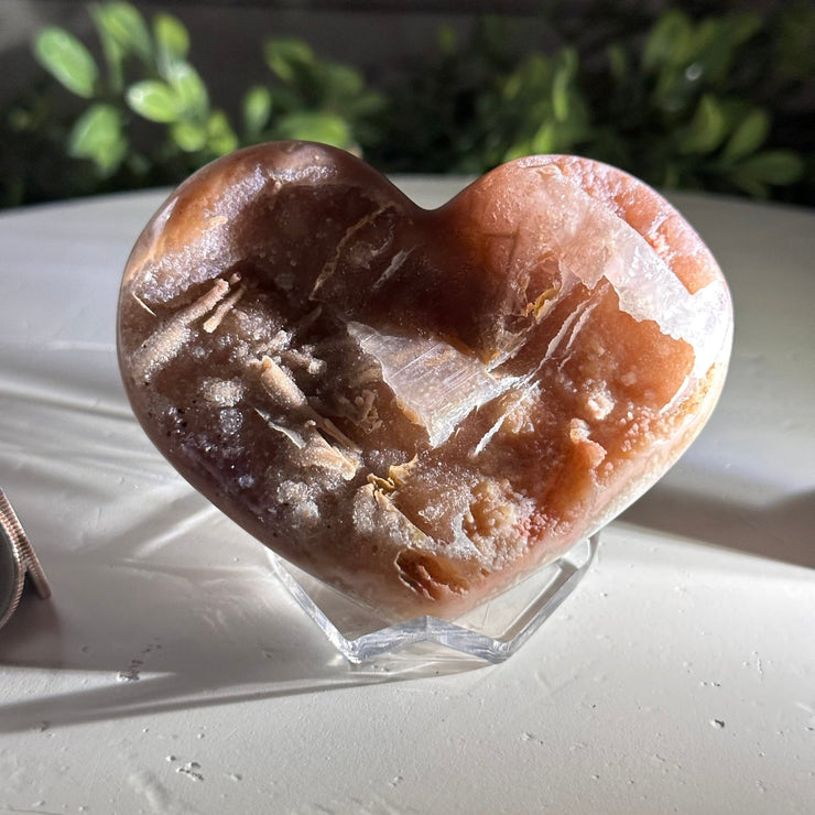 Heart-Shaped Pink Amethyst Geode #5462PK-001 – Brazil Gems
